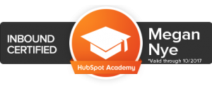 HubSpot Academy Inbound Certification Badge - Megan Nye